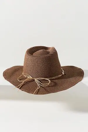 Anthropologie Shell-trim Rancher Hat - Bronze