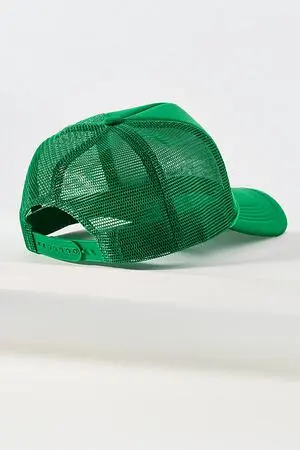 Anthropologie Ciao Merci Trucker Hat - Green