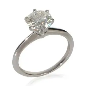 Tiffany & Co. 1.71 Ct Round Brilliant Diamond Engagement Ring