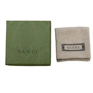 Gucci Sterling Silver Interlocking G Paisley Ring