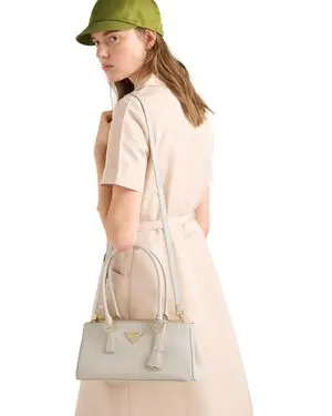 Prada Galleria Medium Saffiano Leather Bag - Neutral