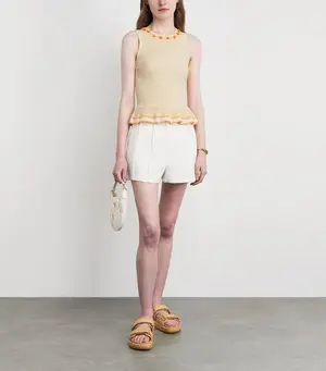 Claudie Pierlot Embellished Tank Top - White