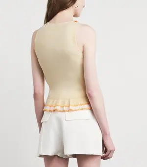 Claudie Pierlot Embellished Tank Top - White