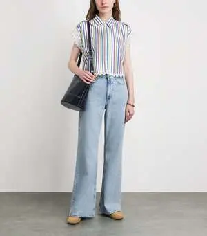 Claudie Pierlot Flared Jeans - Blue