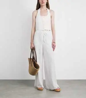Claudie Pierlot Lace Wide-leg Trousers