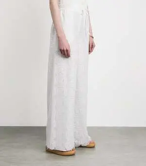Claudie Pierlot Lace Wide-leg Trousers