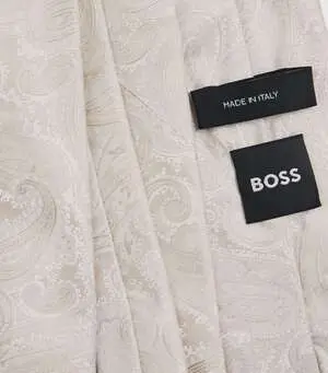 BOSS Silk-blend Paisley Neck Tie