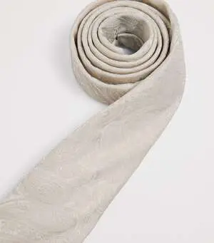 BOSS Silk-blend Paisley Neck Tie