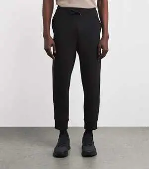 BOSS Stretch-cotton Logo Sweatpants - Black