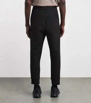 BOSS Stretch-cotton Logo Sweatpants - Black