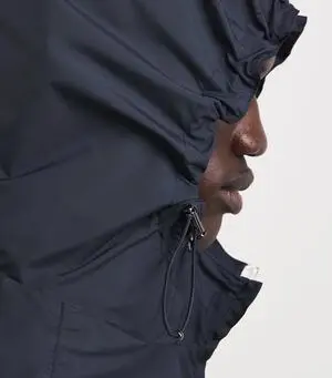Paul & Shark Cotton Hybrid Hooded Bomber Jacket - Navy