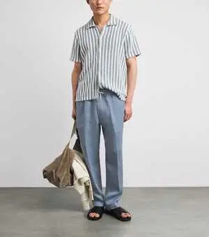 Jacob Cohen Linen Drawstring Trousers