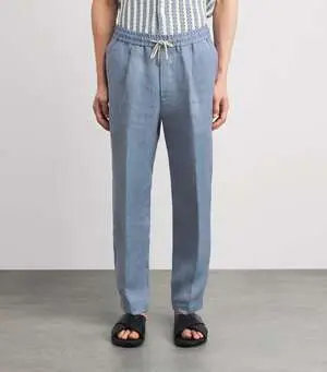 Jacob Cohen Linen Drawstring Trousers