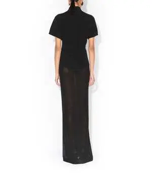 Alaïa Wool Knit Polo Dress