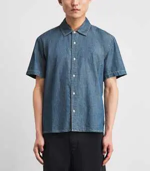 Paige Denim Short-sleeve Soliman Shirt