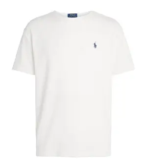 Polo Ralph Lauren Cotton-blend Terry Cloth T-shirt - White