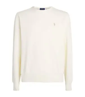 Polo Ralph Lauren Cotton Loopback Fleece Sweatshirt - Neutral