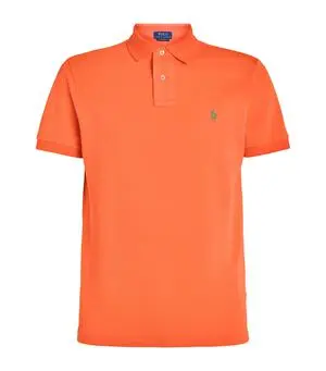 Polo Ralph Lauren Cotton Mesh Custom-fit Polo Shirt - Orange