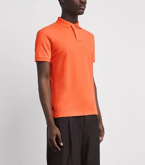 Polo Ralph Lauren Cotton Mesh Custom-fit Polo Shirt - Orange