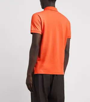 Polo Ralph Lauren Cotton Mesh Custom-fit Polo Shirt - Orange