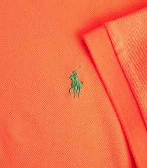 Polo Ralph Lauren Cotton Mesh Custom-fit Polo Shirt - Orange