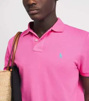 Polo Ralph Lauren Cotton Mesh Custom-fit Polo Shirt - Pink