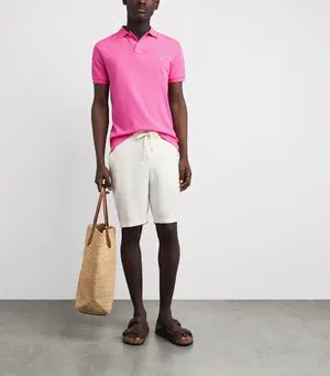 Polo Ralph Lauren Cotton Mesh Custom-fit Polo Shirt - Pink