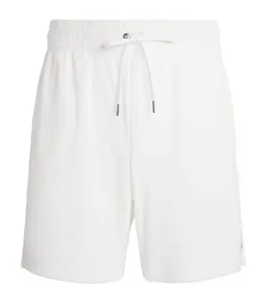 Polo Ralph Lauren Cotton-blend Terry Cloth Shorts - White