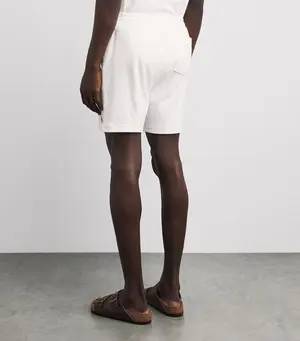 Polo Ralph Lauren Cotton-blend Terry Cloth Shorts - White