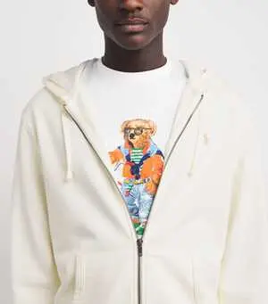 Polo Ralph Lauren Cotton Loopback Fleece Zip-up Hoodie - Neutral