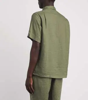 Polo Ralph Lauren Linen Short-sleeve Classic-fit Shirt - Green