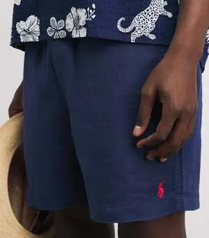 Polo Ralph Lauren Linen Prepster Shorts - Navy