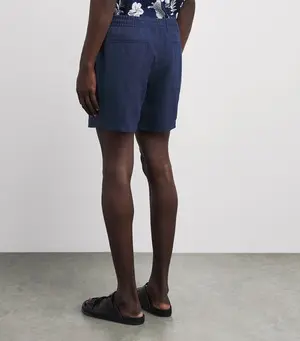Polo Ralph Lauren Linen Prepster Shorts - Navy
