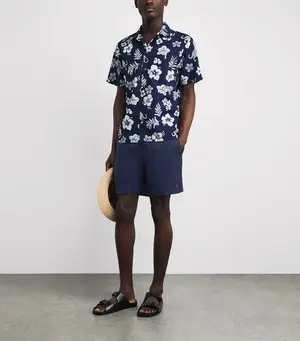 Polo Ralph Lauren Linen Prepster Shorts - Navy
