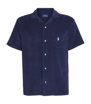 Polo Ralph Lauren Cotton-blend Terry Short-sleeve Slim Shirt