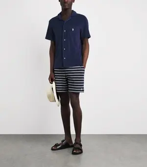Polo Ralph Lauren Cotton-blend Terry Short-sleeve Slim Shirt
