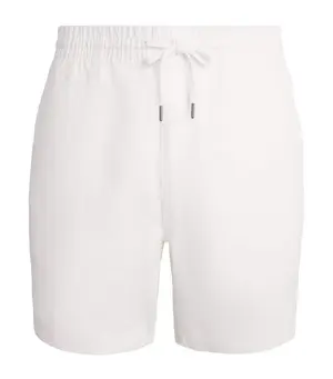 Polo Ralph Lauren Linen Prepster Shorts White