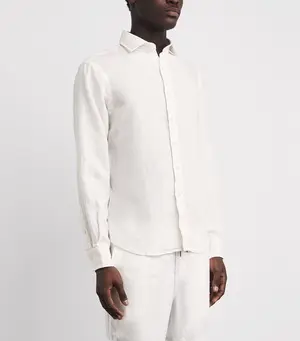 Polo Ralph Lauren Linen Polo Pony Shirt - White