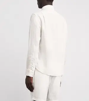 Polo Ralph Lauren Linen Polo Pony Shirt - White