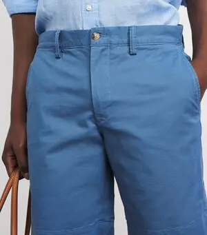 Polo Ralph Lauren Stretch-cotton Bedford Shorts - Blue