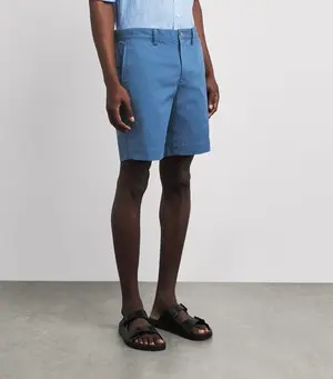 Polo Ralph Lauren Stretch-cotton Bedford Shorts - Blue