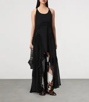 ALLSAINTS Dorina High-low Dress - Black