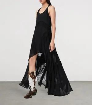 ALLSAINTS Dorina High-low Dress - Black