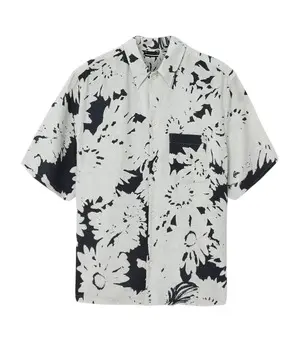 ALLSAINTS Organic Cotton-linen Girona Shirt - White