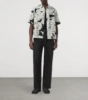 ALLSAINTS Organic Cotton-linen Girona Shirt - White