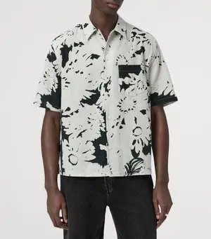 ALLSAINTS Organic Cotton-linen Girona Shirt - White