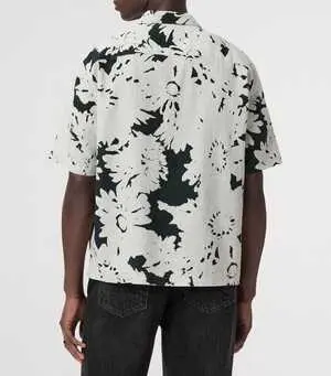ALLSAINTS Organic Cotton-linen Girona Shirt - White