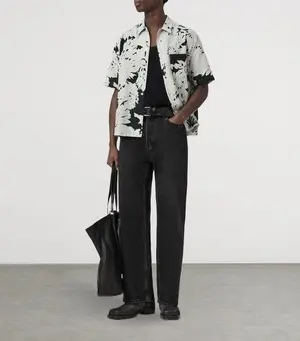 ALLSAINTS Organic Cotton-linen Girona Shirt - White