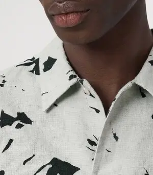 ALLSAINTS Organic Cotton-linen Girona Shirt - White