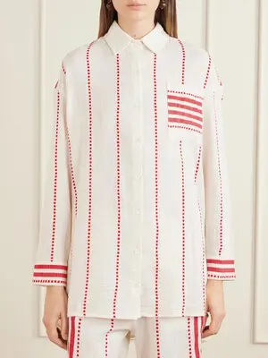 LEMLEM Mariam Cotton-gauze Shirt
